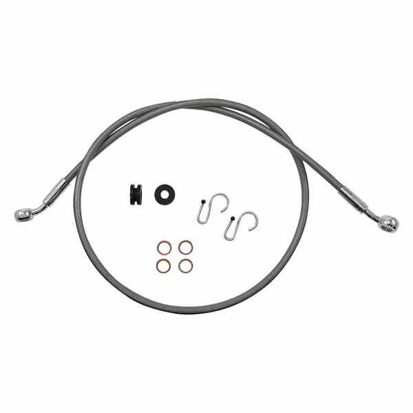 マグナム SSC0603-41 17416185 1741-6185  ブレーキライン - ステンレススチール/クローム - インド製 BRAKELINE EZ NONABS SSC XR Stainless Brake Line Kit ...