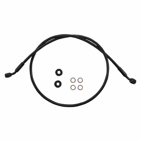 マグナム SBB0603-41 17416207 1741-6207  ブレーキライン - ブラック - インディアン BRAKELINE EZ NONABS SSC XR Stainless Brake Line Kit Brake Li...