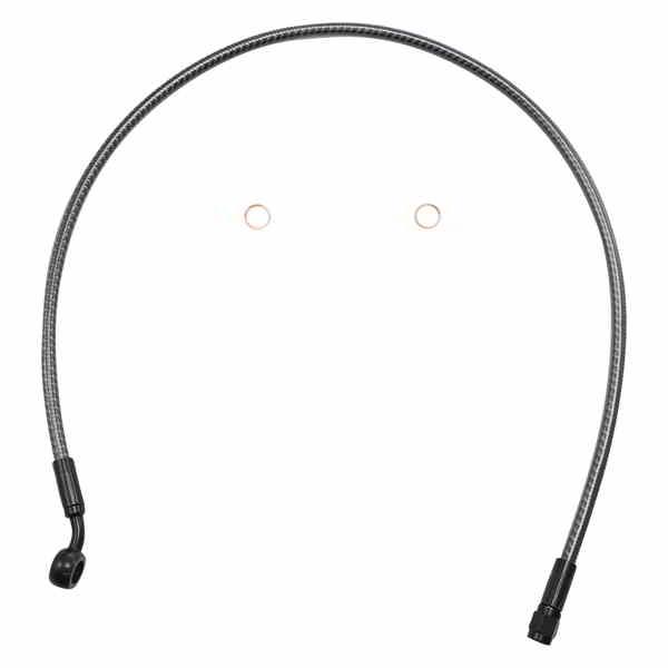マグナム 77129 17416283 1741-6283 ブレーキライン - フロント - 3/8インチ - 35° - 29インチ - KARBONFIBR  KARBONFIBR Upper Brake Line Brake Line...