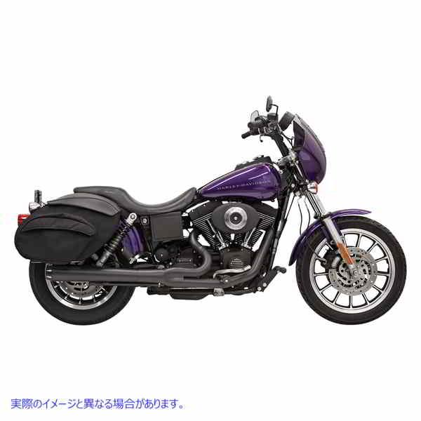 バッサーニエキゾースト 13321R  ドラッグスペシャリティーズ 1800-1774 18001774 Road Rage 2:1 Exhaust System 2:1 Exhaust - Black - Megaphone - Long...