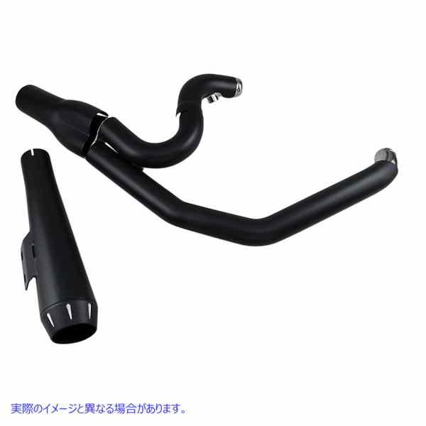 バッサーニエキゾースト 13322R  ドラッグスペシャリティーズ 1800-1776 18001776 Road Rage 2:1 Exhaust System 2:1 Exhaust - Black - Megaphone - Shor...