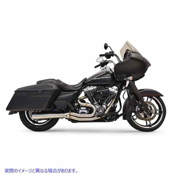 バッサーニエキゾースト 1F12SS  ドラッグスペシャリティーズ 1800-2172 18002172 Road Rage III 2:1 Exhaust System 2:1 Exhaust - Stainless Steel - Me...
