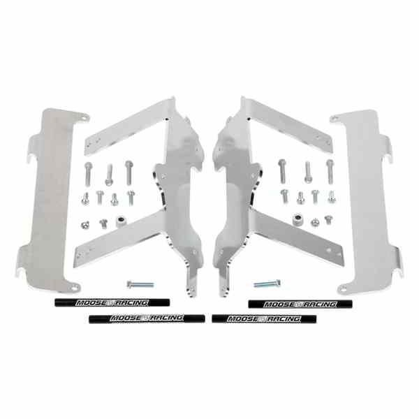 ムース・オフロード 11-150 19010137 1901-0137 ラジエーターブレース - シルバー - ヤマハ  Radiator Braces Radiator Braces - Silver - Yamaha
