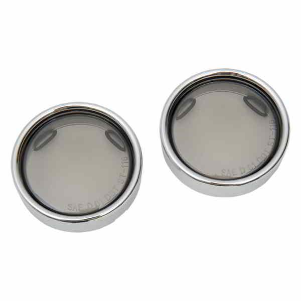 ドラッグスペシャリティーズ 2020-0547  ドラッグスペシャリティーズ 2020-0547 20200547 Deuce Style Deep-Dish Bezels Lens w/Trim Ring - Smoke  DRAG SP...