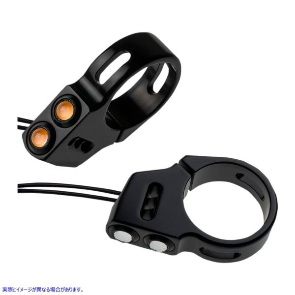 ジョーカーマシーン 05-200-3B  ドラッグスペシャリティーズ 2020-1303 20201303 Rat Eye LED Fork Mount Turn Signals Rat Eye LED Turn Signals - 49 ...
