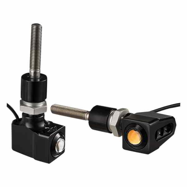 ジョーカーマシーン 05-215B  ドラッグスペシャリティーズ 2020-1445 20201445 Rat Eye LED Mirror Mount Turn Signals ― Single Rat Eye Mirror-Mount ...