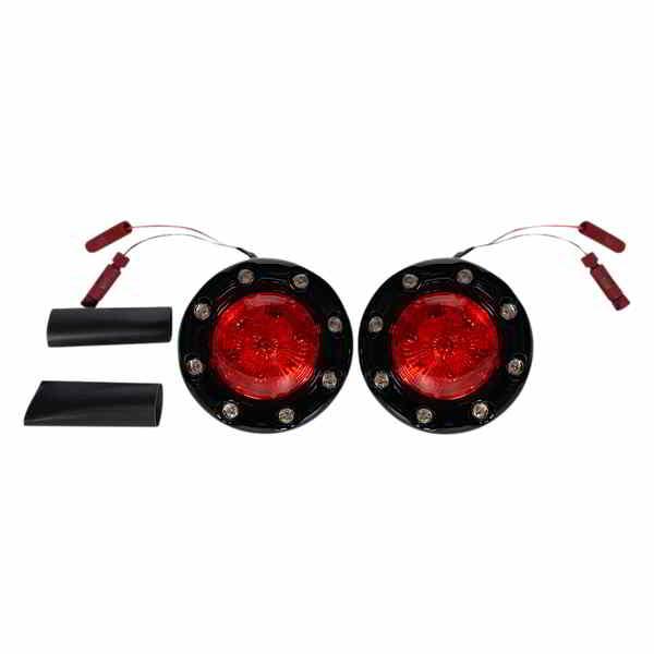 カスタムダイナミクス PB-BR-RR-IND-BR  ドラッグスペシャリティーズ 2020-1885 20201885 ProBEAM? Bullet Ringz? LED Rear Turn Signals for Scout ProB...