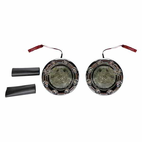 カスタムダイナミクス PB-BR-RR-IND-CS  ドラッグスペシャリティーズ 2020-1888 20201888 ProBEAM? Bullet Ringz? LED Rear Turn Signals for Scout ProB...