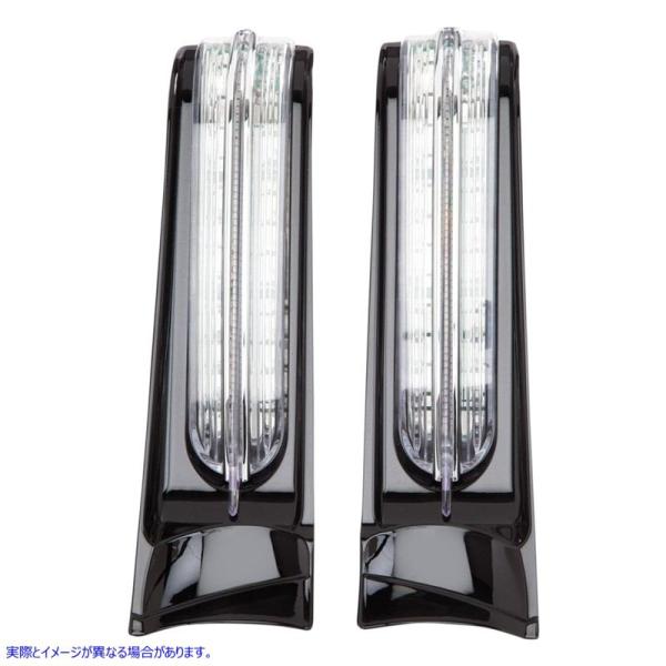 シロ 40047  ドラッグスペシャリティーズ 2040-2669 20402669 Filler Panel Lights Filler Panel Accent Lights - Black CLEAR LENSES W/RED LED...