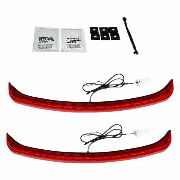 カスタムダイナミクス CD-TGFENDER-R  ドラッグスペシャリティーズ 2040-2697 20402697 Low Profile LED Fender Lights LED Fender LIght - Red Lens - T...
