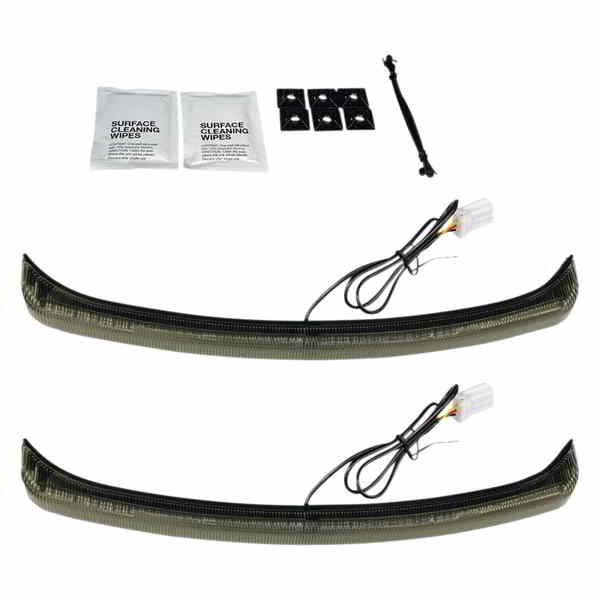 カスタムダイナミクス CD-TGFENDER-S  ドラッグスペシャリティーズ 2040-2698 20402698 Low Profile LED Fender Lights LED Fender LIght - Smoke Lens -...