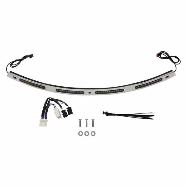 カスタムダイナミクス CD-WT2-SEQ-05-C  ドラッグスペシャリティーズ 2040-2831 20402831 Genesis? 4 Dynamic LED Batwing Windshield Trim Windshield T...