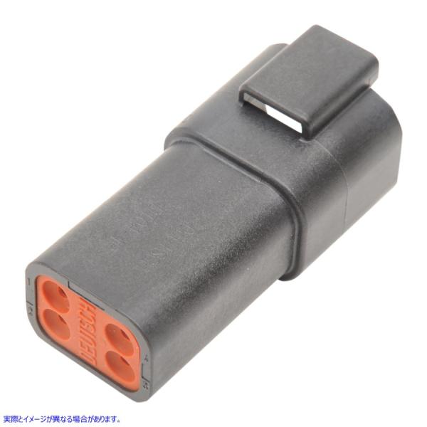 ナムズ DR-4B 21200044 2120-0044 ドイツ製レセプタクル - 4ピン - ブラック Deutsch レセプタクル - 4ピン - ブラック ドイツ製レセプタクル - 4ピン - ブラック Deutsch DT Seal...