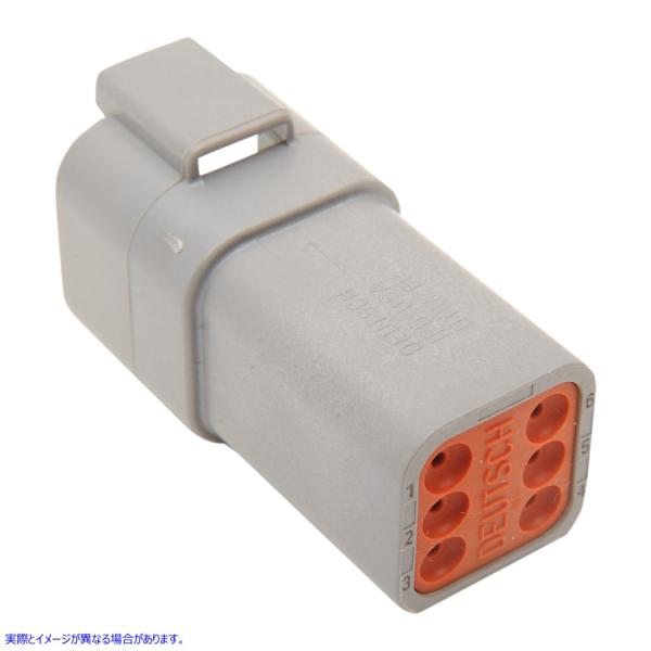 ナムズ DR-6G 21200045 2120-0045 ドイツ製レセプタクル - 6ピン - グレー Deutsch レセプタクル - 6 ピン - グレー ドイツ製レセプタクル - 6ピン - グレー Deutsch DT Sealed...