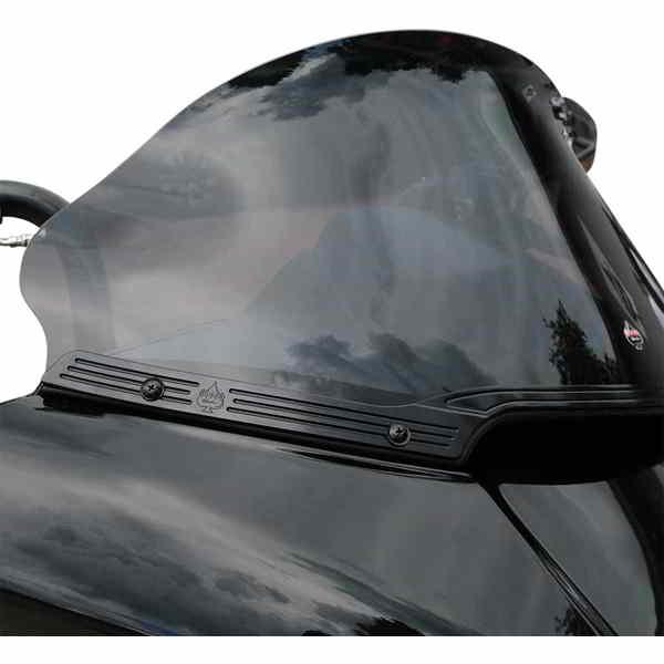 クロックワークス KWW-01-0582  ドラッグスペシャリティーズ 2310-0706 23100706 Flare? Series Windshield Trim Windshield Trim - KERF - Blacked Ou...