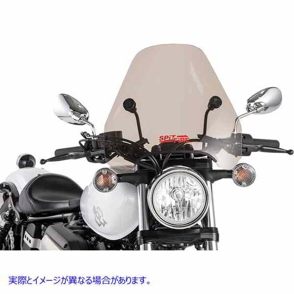 スリップストリーマー S-06-A-C-M  ドラッグスペシャリティーズ 2313-0002 23130002 S-06 Spitfire Sport Shield Spitfire Windshield - 15" - Smoke  SL...
