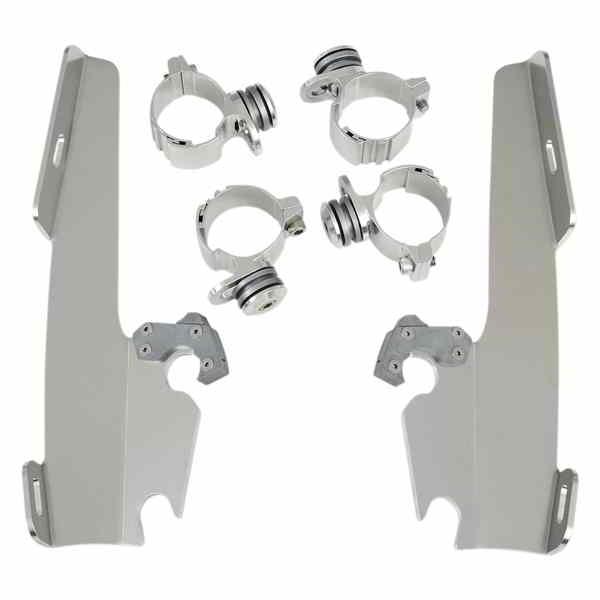 メンフィスシェード MEM8967  ドラッグスペシャリティーズ 2320-0011 23200011 Fats/Slim Windshield Trigger-Lock Complete Mount Kit Fats/Slim Trigg...