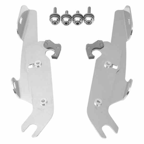 メンフィスシェード MEM8971  ドラッグスペシャリティーズ 2320-0021 23200021 Fats/Slim Windshield Trigger-Lock Complete Mount Kit Fats/Slim Trigg...