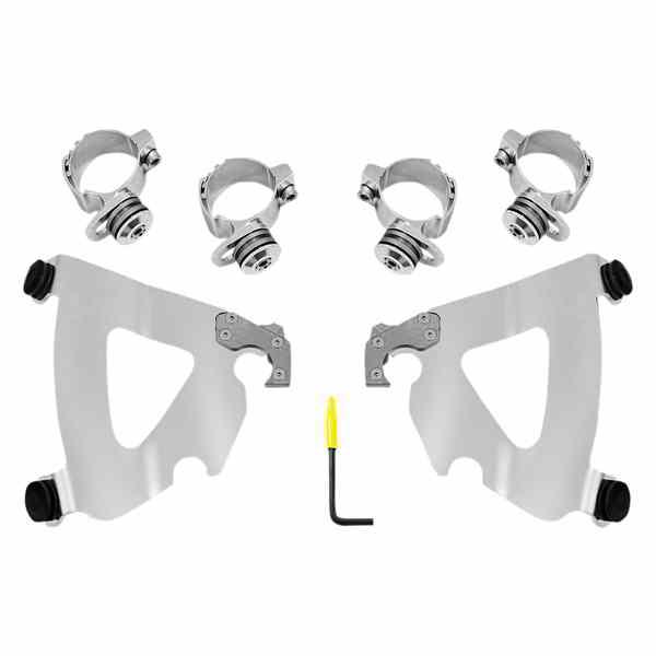 メンフィスシェード MEK2038  ドラッグスペシャリティーズ 2320-0213 23200213 Road Warrior Trigger-Lock Mount Kit Road Warrior Mounting Kit - Poli...