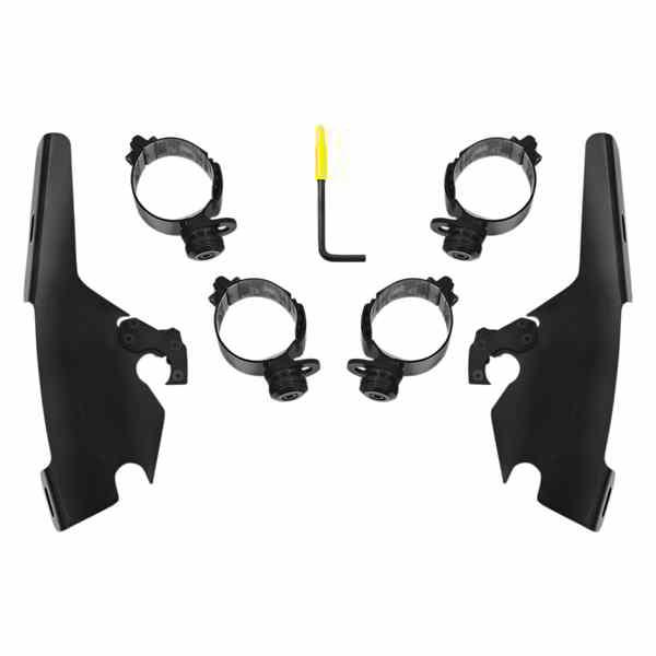 メンフィスシェード MEB2044  ドラッグスペシャリティーズ 2320-0222 23200222 Batwing Fairing Trigger-Lock Mounting Kit Batwing - Mounting Kit - B...