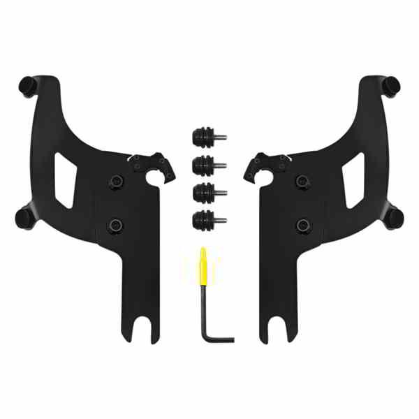 メンフィスシェード MEB2042  ドラッグスペシャリティーズ 2320-0243 23200243 Bullet Fairing Trigger-Lock Hardware Kit Bullet Mounting Kit - Black...