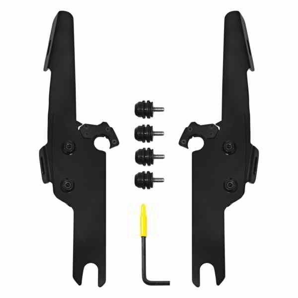 メンフィスシェード MEB2041  ドラッグスペシャリティーズ 2320-0245 23200245 Fats/Slim Windshield Trigger-Lock Complete Mount Kit Batwing Fats/Sl...