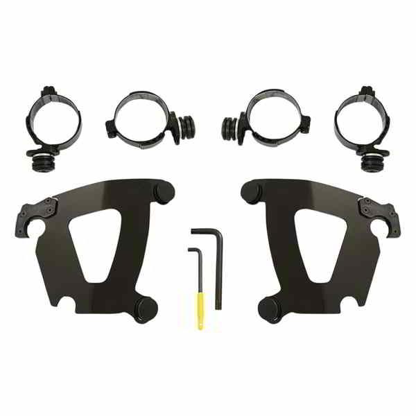 メンフィスシェード MEB2050  ドラッグスペシャリティーズ 2320-0251 23200251 Road Warrior Trigger-Lock Mount Kit Road Warrior Mounting Kit - Blac...