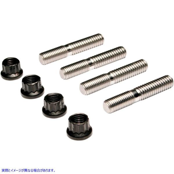 フューリング・パーツ 3048 24010816 2401-0816 スタッドキット付きエキゾースト スタッドキット排気 スタッドキット付きエキゾースト 12-Point Engine Fastener Kit Stud Kit Exhaust