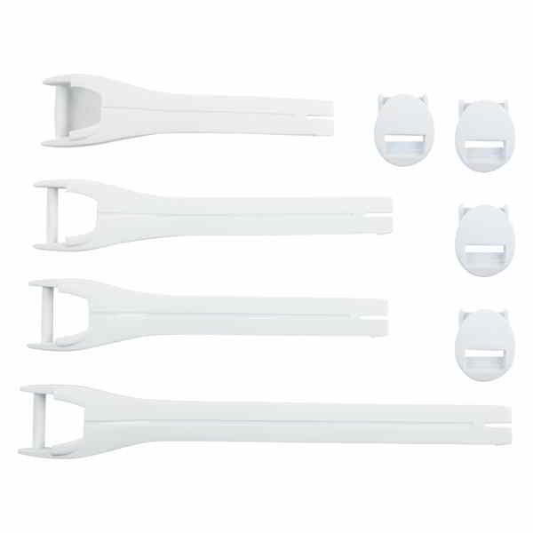 ムース・オフロード 3430-1017  ドラッグスペシャリティーズ 3430-1017 34301017 Boot Strap Kit Qualifier Boot Strap Kit - White - Size 10-15  MOOS...