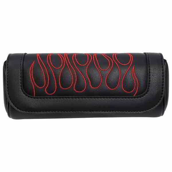 サドルマン X021-05-0032  ドラッグスペシャリティーズ 3510-0022 35100022 Highwayman Tattoo Tool Pouch Tool Pouch - Flame - Red Discontinued ...