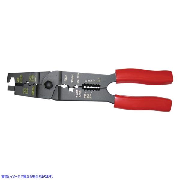 ダイナテック CT-1  ドラッグスペシャリティーズ 3807-0012 38070012 7-Way Crimper Tool Tool-Plug Wire Crimper  DYNATEK