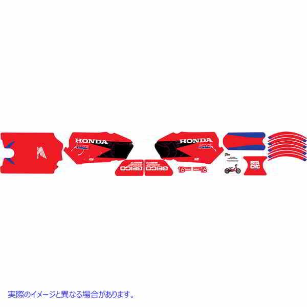 ディーコア・ビジュアルズ 10-80-204B  ドラッグスペシャリティーズ 4302-7012 43027012 STACYC? Stability 16" Cycle Brushless Graphic Kit STACYC? Stab...