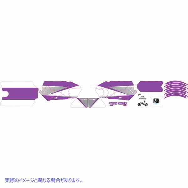 ディーコア・ビジュアルズ 10-80-208B  ドラッグスペシャリティーズ 4302-7016 43027016 STACYC? Stability 16" Cycle Brushless Graphic Kit STACYC? Stab...