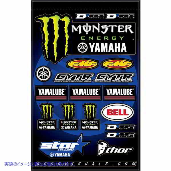 ディーコア・ビジュアルズ 40-50-117 43202230 4320-2230 デカールシート - スターヤマハモンスター  Decal Sheet Decal Sheet - Star Yamaha Monster