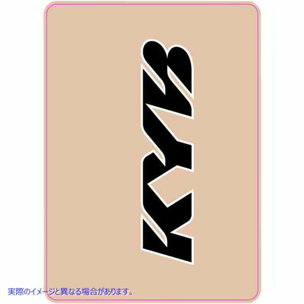 ディーコア・ビジュアルズ 40-80-103 43202293 4320-2293 アッパーフォークデカール - KYB - ブラック  Upper Fork Decal Upper Fork Decal - KYB - Black