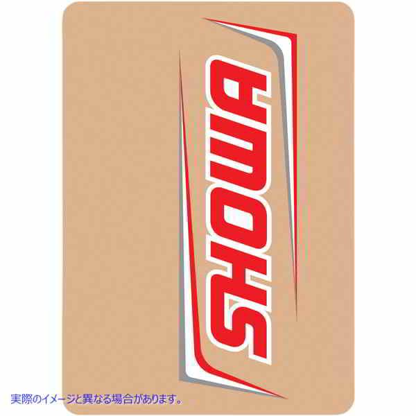 ディーコア・ビジュアルズ 40-80-115  ドラッグスペシャリティーズ 4320-2295 43202295 Upper Fork Decal Upper Fork Decal - Showa - Red/White  D'COR VI...