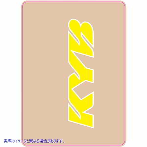 ディーコア・ビジュアルズ 40-80-133 43202299 4320-2299 アッパーフォークデカール - KYB - イエロー  Upper Fork Decal Upper Fork Decal - KYB - Yellow