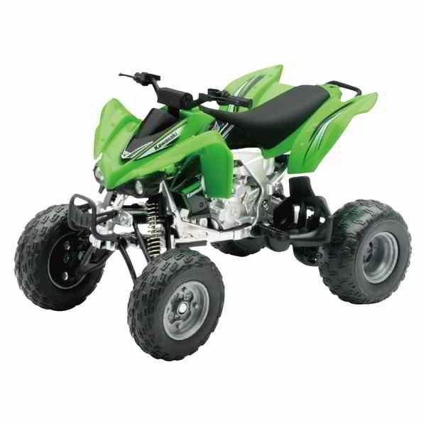 ニューレイ・トイズ 57503 70010024 7001-0024 カワサキ KFX 450R ATV - 1:12 スケール - グリーン/ブラック カワサキ KFX 450R ATV - 1/12スケール - グリーン/ブラック Mi...