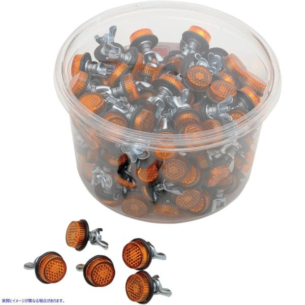 クリス・プロダクツ CH150A  ドラッグスペシャリティーズ CH150A CH150A LICENSE PLATE REFLECTORS LIC PLATE REFL TUB150 AMB  CHRIS PRODUCTS