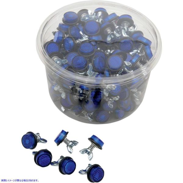 クリス・プロダクツ CH150B  ドラッグスペシャリティーズ CH150B CH150B LICENSE PLATE REFLECTORS LIC PLATE REFL TUB150 BLU  CHRIS PRODUCTS