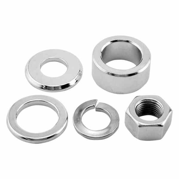 コロニー 2028-5  ドラッグスペシャリティーズ DS190144 DS190144 Axle Spacer/Nut Kit Axle Spacer - Front - Kit - 00-03 XL/D  COLONY