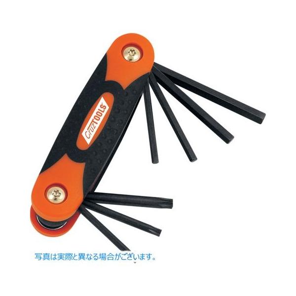 クルーズツールズ FHT1  ドラッグスペシャリティーズ DS-196209 DS196209 FOLDING HEX/STAR KEY SET CRUZTOOL HEX/TORX SET  CRUZTOOLS