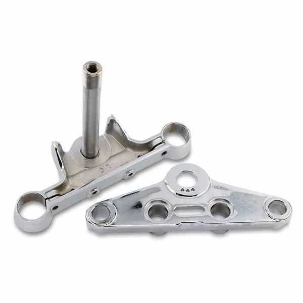 ドラッグスペシャリティーズ DS-222939  ドラッグスペシャリティーズ DS-222939 DS222939 Triple Tree FL-Style Triple Tree - Chrome  DRAG SPECIALTIES