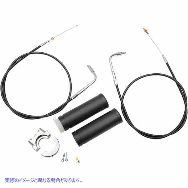 エスアンドエス サイクル 19-0448  ドラッグスペシャリティーズ DS-223210 DS223210 Dual-Cable Throttle Assembly Kit Throttle Assembly - 39" - E&amp;...