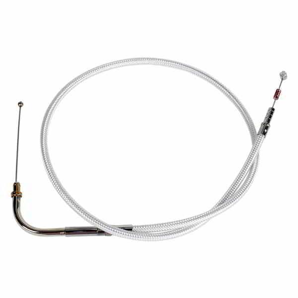 マグナム 3425 DS3425 DS3425 アイドルケーブル - 30-3/4インチ - スターリングクロマイトIIR  Sterling Chromite IIR Braided Cable for Harley-Davidson ?...