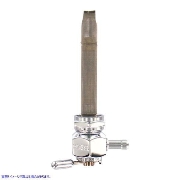 ピンゲル 4311-CH DS390233 DS-390233 燃料バルブ - クローム - 22mm - 六角 燃料バルブ - クロムメッキ - 22mm - 六角 Power-Flo Fuel Valve Fuel Valve - Ch...