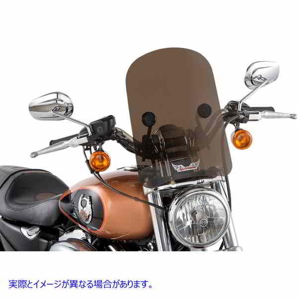 スリップストリーマー HD-3-SMOKE  ドラッグスペシャリティーズ HD3-DS HD3DS Tombstone Windshield Tombstone Windshield - 14" - Tinted  SLIPSTREAMER