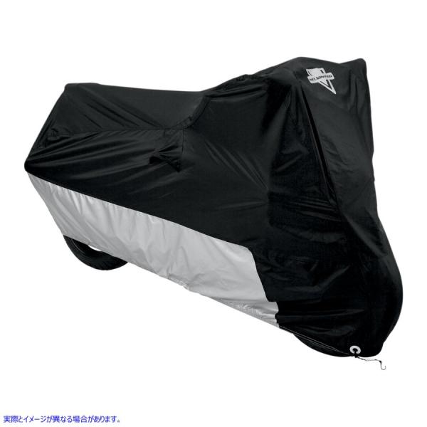 ネルソンリグ MC-904-04-XL  ドラッグスペシャリティーズ MC904XL MC904XL Deluxe All-Season Motorcycle Cover Motorcycle Cover - Black/Silver - ...