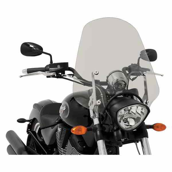 メンフィスシェード MEP5729  ドラッグスペシャリティーズ MEP5729 MEP5729 Big Shot Sportshield Big Shot Windshield - 9" Headlight Cutout - Solar ...