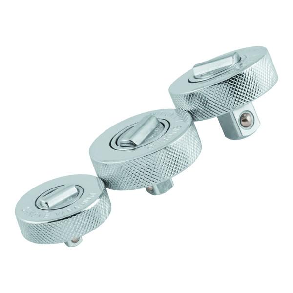 BikeMaster BKM Hand Tools D BikeMaster 3-pc Palm Rachet Set - 1/4in Drive / 3/8in Drive / 1/2in Drives 152220 152220